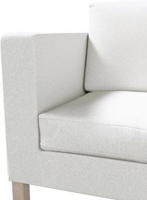 Potah na pohovku IKEA  Karlanda 2-místná, krátký barva krémová látka pletený vzor