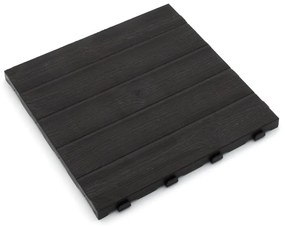 Plastová dlažba Linea Easy III 40 x 40 x 2,65 cm, tmavě hnědá