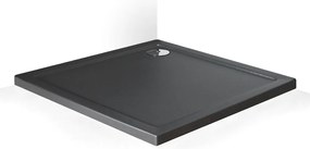 Roth FLAT STONE EFFECT sprchová vanička 150 × 90 x 5 cm - antracit 8000342 Koupelny Bernold