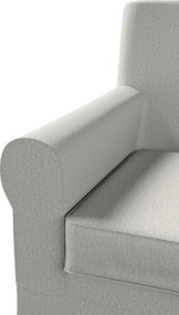 Potah na křeslo IKEA Ektorp Jennylund barva šedá látka pletený vzor
