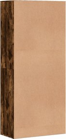 Botník kouřový dub 80 x 39 x 178 cm kompozitní dřevo 3276676