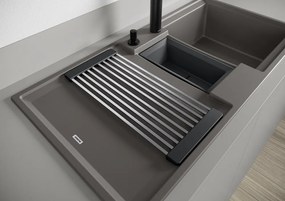 Blanco Adira 6 S, silgranitový dřez 1000x500x200 mm, 1,5-komorový, tartufo, BLA-527607