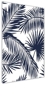 Wallmuralia Vertikální Foto obraz sklo tvrzené Listí palmy 50x100