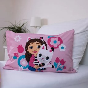 Jerry Fabrics Povlečení do postýlky Gabbys Dollhouse baby 100x135, 40x60 cm