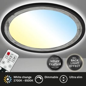 Brilo - LED Stmívatelné stropní svítidlo SLIM LED/22W/230V 2700-6500K + DO