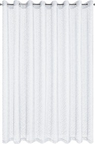 ZÁCLONA NA KROUŽCÍCH AMANDA 300 CM X 250 CM CM BÍLÁ