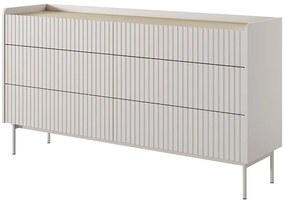 Komoda Level C 153 6S beige/dub scandi
