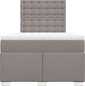 Box spring postel s matrací taupe 120x190 cm textil 3290445