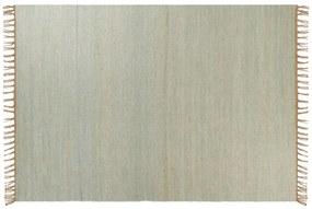 Jutový koberec 160 x 230 cm zelený LUNIA Beliani