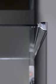 Polysan Modular Shower stěna 90 x 200 cm k instalaci na zeď pro připojení pevného panelu sklo čiré MS2A-90