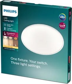 Philips Clear 15W 25cm bílá / Přisazené svítidlo / LED / 1300lm / 2700