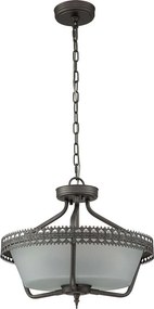 Elstead CROWN retro svítidlo 44 cm rezavý kov 3xE27