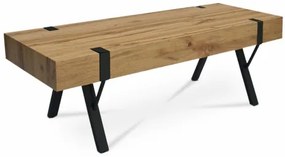 TV stolek 120x40 divoký dub kov černý mat AHG-262 OAK