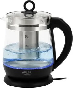 Adler AD 1299 černá / Rychlovarná konvice / 2200W / 1.5 L / sklo