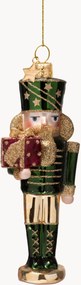 Ručně foukaná vánoční ozdoba Nutcracker