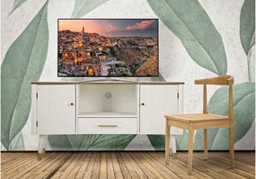 Designový TV stolek Gerlinde 117 cm bílý