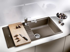 Blanco Zia XL 6 S, silgranitový dřez 1000x500x190 mm, 1-komorový, šedá vulkán, BLA-527400