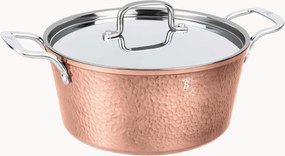 Hrnec's nepřilnavým povrchem a pokličkou Hammered Copper