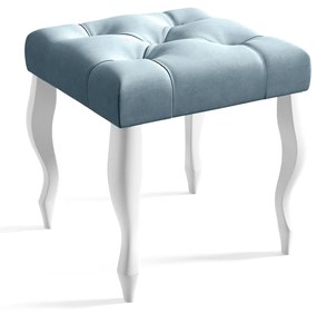 Malá čalouněná lavice 40x40 cm Elio Barva: Modrá - Trinity 22