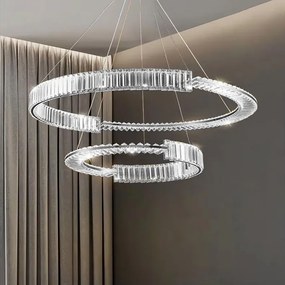Toolight Designové LED osvětlení Crystal + dálkové ovládání APP1525-CP60/80 CHROME