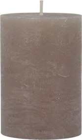 Béžovo-šedá válcová svíčka Macon Rustic Greige – Ø 7*10 cm / 40h