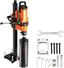 Jádrová vrtačka 2–30 cm Diamantová jádrová vrtací souprava s průměrem 3500 W