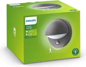 Philips June IR 12W antracit / Venkovní svítidlo / E27 / 741 lm / 2700
