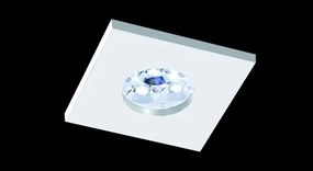 BPM 4206LED2.D40.3K Vestavné svítidlo Aluminio Blanco, bílá 7W 500lm 3000K  LED 230V, IP65 - BPM