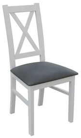 Židle JK22, Barva dřeva: bílá, Potah: Granada 2725