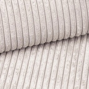 Béžová čalouněná dvoulůžková postel s úložným prostorem s roštem 200x240 cm Cube – Meise Möbel