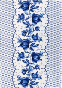 Bellatex Kuchyňská utěrka 1 ks 50x70 cm Cibulák Modrá,Bílá