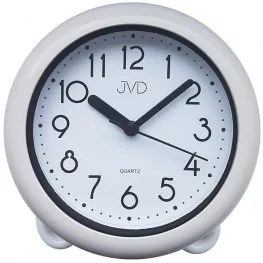 Koupelnové hodiny JVD bílé SH018