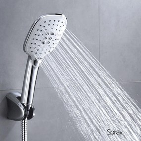 Mereo Mereo, Nástěnná baterie Viana 150mm s otoč. ramínkem a tyčí pro ruční a talířovou sprchu, bez příslušenství, CBE60104SJE