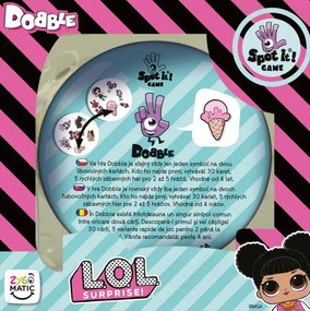 ASMODEE Hra postřehová Dobble L.O.L. plechová krabička *SPOLEČENSKÉ HRY* asdolol01cz