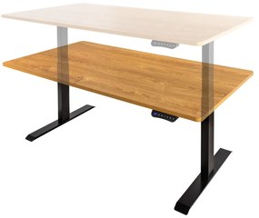 Massive home | Výškově nastavitelný psací stůl OAK DESK 160 cm dubový vzhled