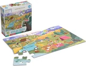 KukiKuk 80052 Véééliké puzzle Na výletě / od 2 let