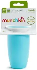 Munchkin - Juniorský netekoucí hrneček 360° 296 ml-modrý / od 6 měsíců