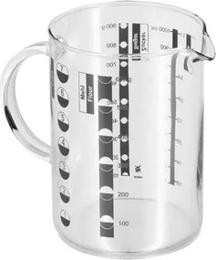 WMF Gourmet skleněná odměrka 1 L