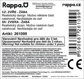RAPPA Figurka žába / 10 cm