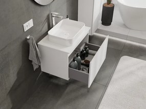Mexen Orio, koupelnová skříňka 70 cm, 1 zásuvka, bílá matná, 91A10-07047-1-BF01