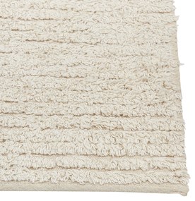 Bavlněný koberec 160 x 230 cm béžový TEZPUR Beliani