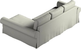 Potah na pohovku IKEA Backabro rozkládací se šezlongem barva šedá látka pletený vzor