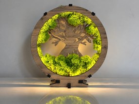 Li-Go "Mech a strom" lampa 20x22cm provedení povrchu: bříza