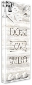 Obraz Styler Canvas Shabby Do What, 27 x 75 cm