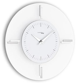 Designové nástěnné hodiny I060MB white IncantesimoDesign 35cm