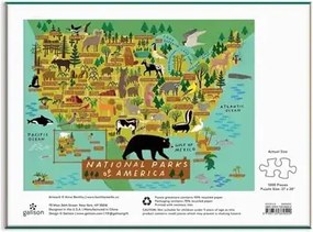 Galison Puzzle Národní parky Ameriky 1000 dílků / od 3 let