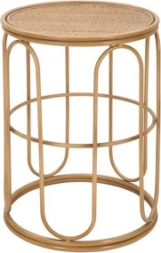 Designový odkládací stolek Belenus 40 cm přírodní