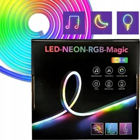 Rgb Led světelná páska Magic Neon na Usb 4,9 m
