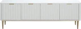 TV stolek Stilig ST709 200 cm bílý/zlatý