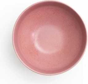 Hluboký talíř Tuntu 18 cm, růžovo-béžový
